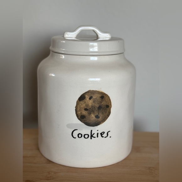 Rae Dunn | Kitchen | Rare Rae Dunn Cookies List Cookie Jar 8 | Poshmark